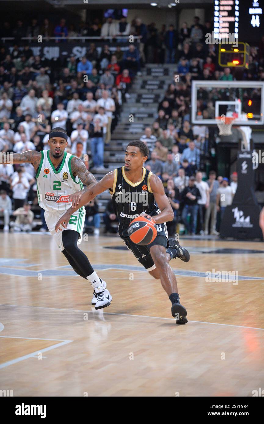 Theo Maledon of LDLC ASVEL during the Turkish Airlines Euroleague ...