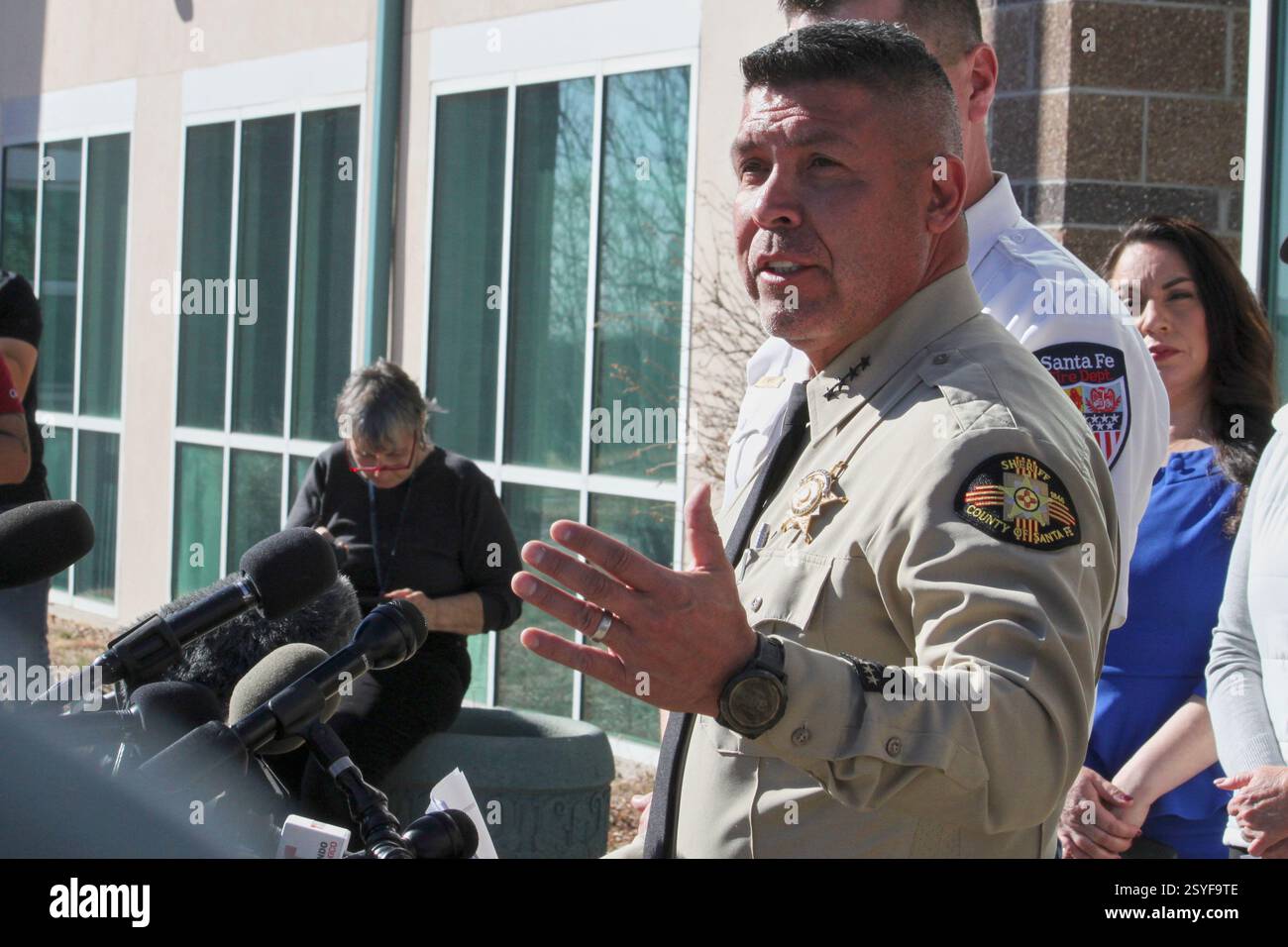 Santa Fe County Sheriff Adan Mendoza answers questions about the ...