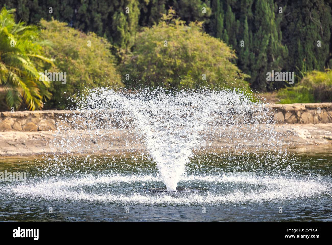The Historical Botanical Garden La Concepcion in Malaga city at ...