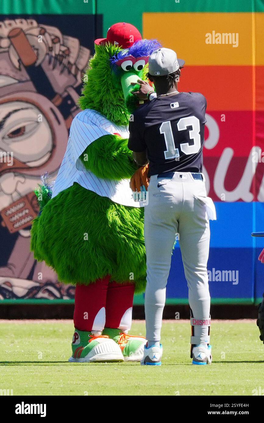 CLEARWATER, FL - FEBRUARY 27: Philadelphia Phillies mascot the Phillie ...
