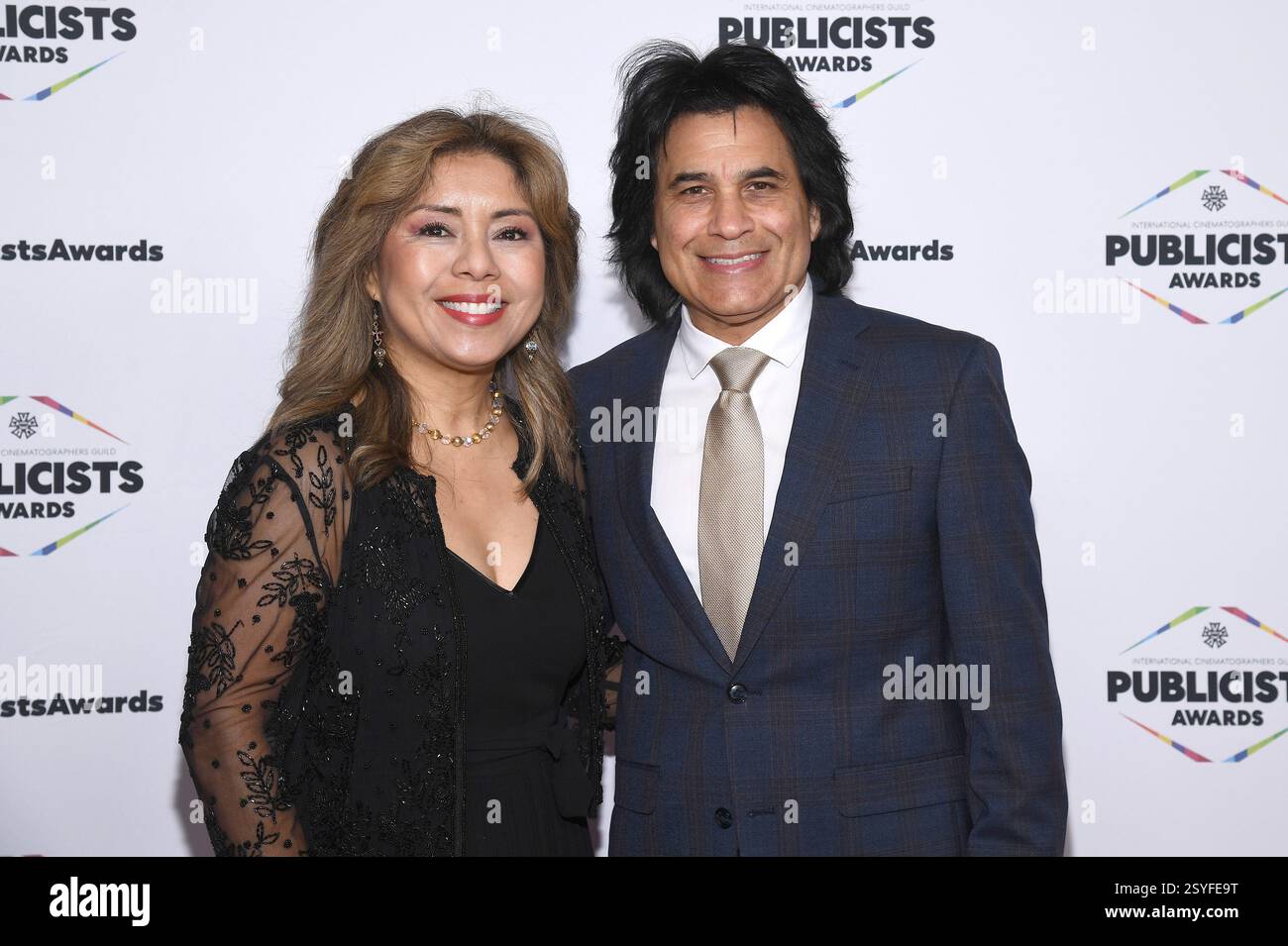 Los Angeles, USA. 28th Feb, 2025. (L-R) Rosie Estrada and Kevin Estrada ...