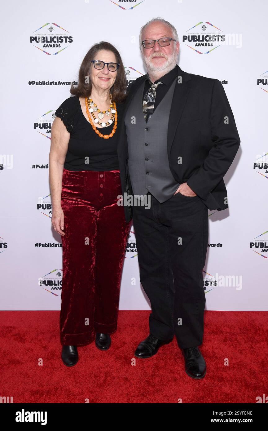 Los Angeles, USA. 28th Feb, 2025. (L-R) Shuly Hirsch and Hooper Stone ...