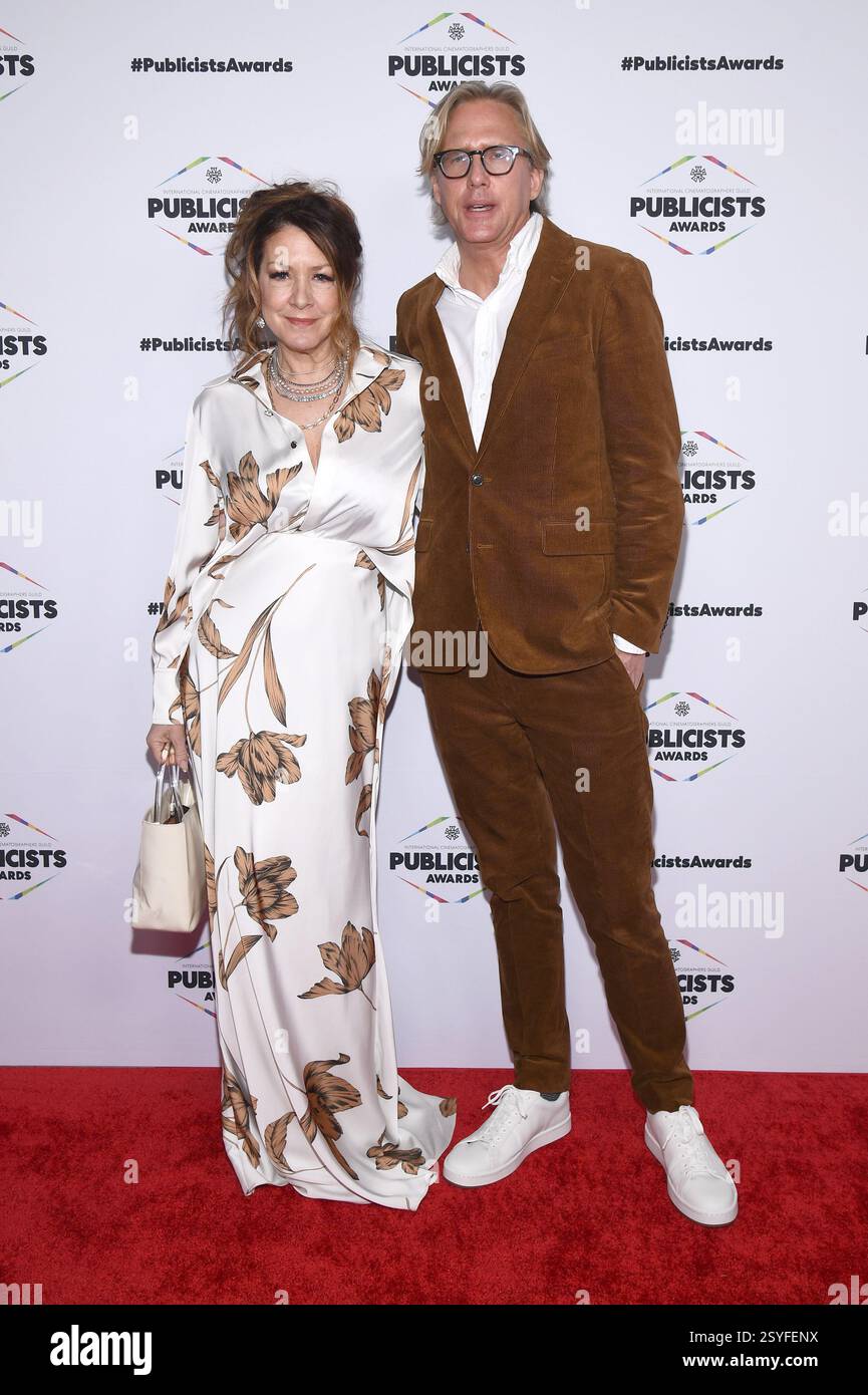 Los Angeles, USA. 28th Feb, 2025. (L-R) Joely Fisher and Jon Brockett ...