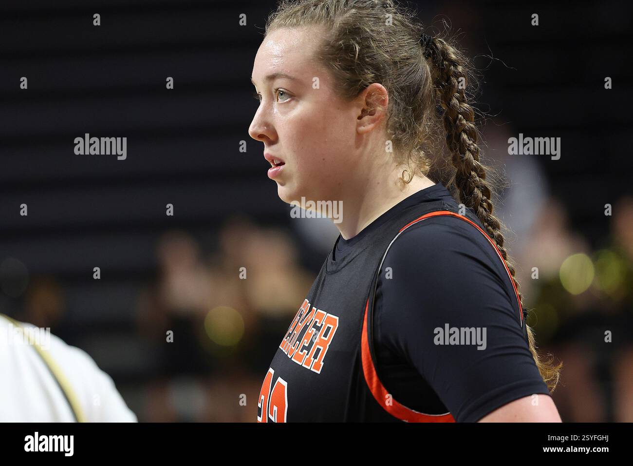 SPARTANBURG, SC - FEBRUARY 22: Mercer Bears forward Ashlee Locke (23 ...