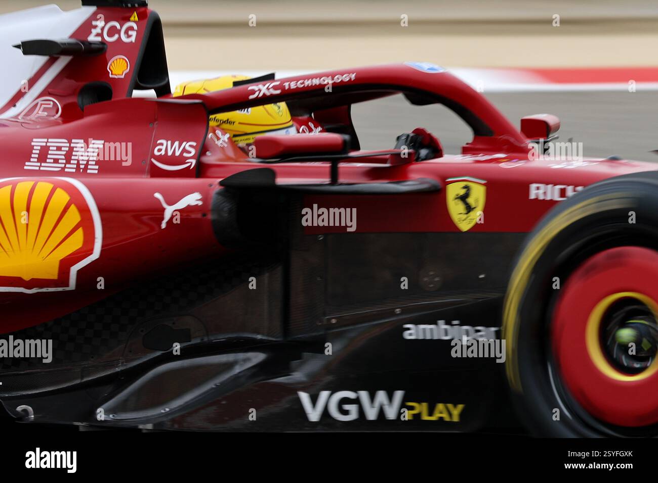 Sakhir, Bahrain. 27th Feb, 2025. #44 Lewis Hamilton GBR) Scuderia ...