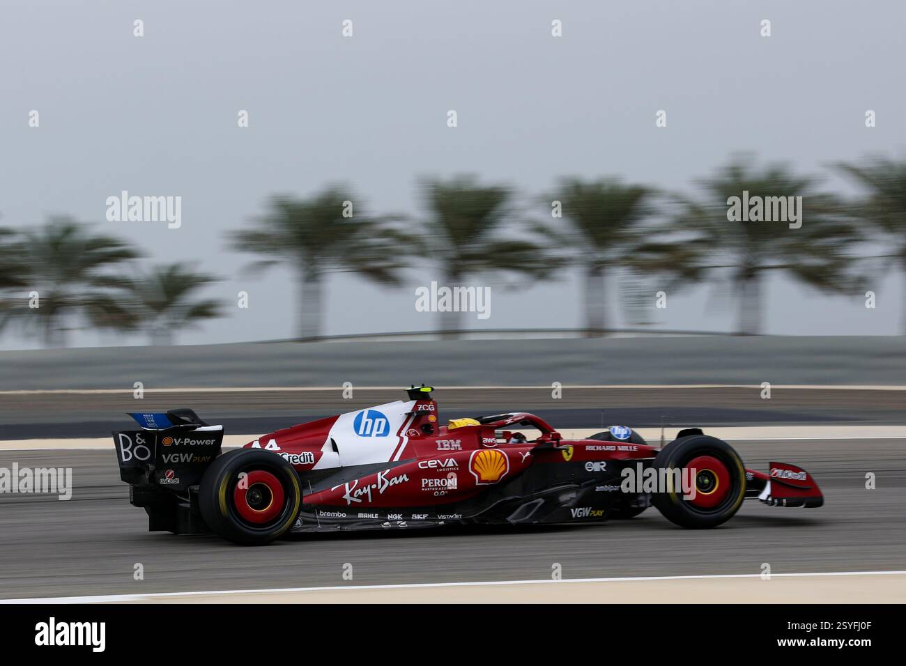 Sakhir, Bahrain. 27th Feb, 2025. #44 Lewis Hamilton GBR) Scuderia ...