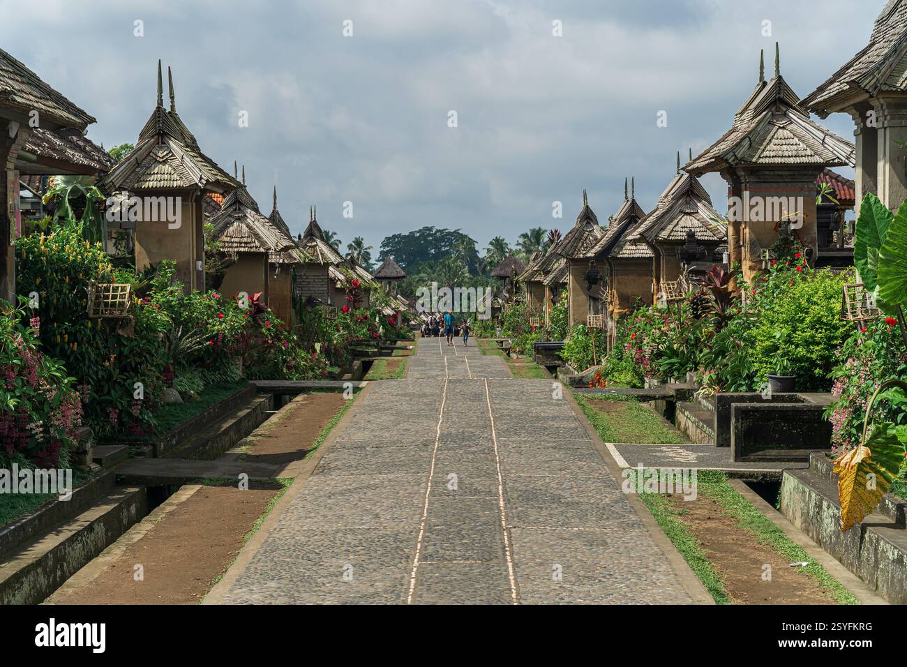 The oldest traditional village in Bali, Penglipuran in Bangli Regency ...