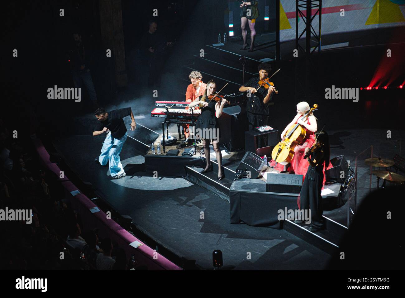 Cambridge based band Clean Bandit give an electric performance for ...