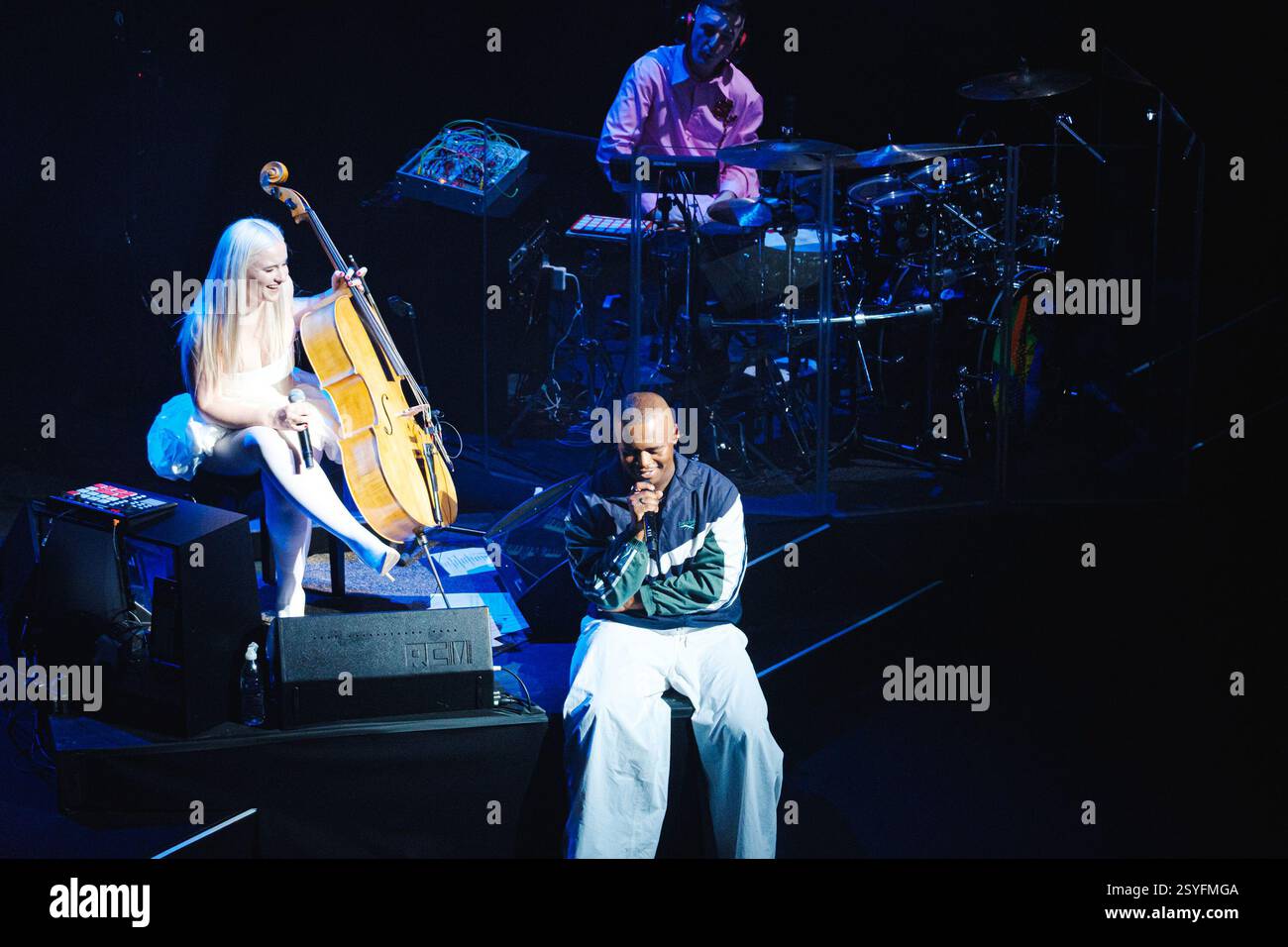Cambridge based band Clean Bandit give an electric performance for ...