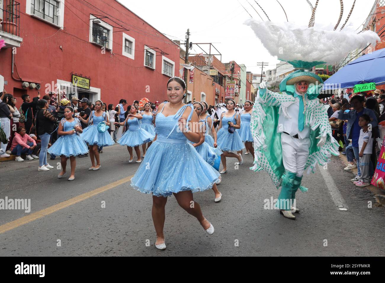 Tlaxcala, Mexico. 27th Feb, 2025. Inhabitants of Tlaxcala taking part ...