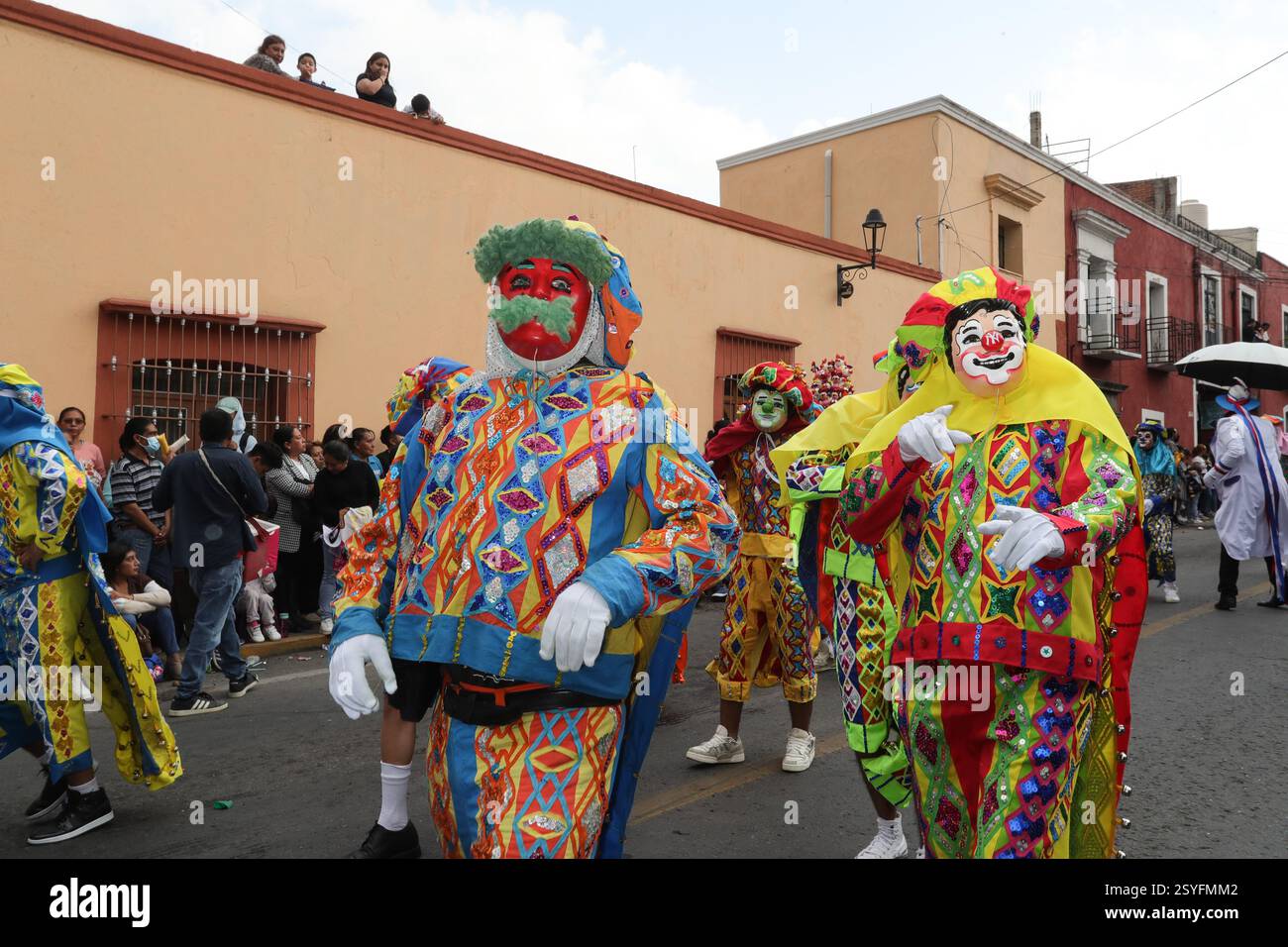 Tlaxcala, Mexico. 27th Feb, 2025. Inhabitants of Tlaxcala taking part ...