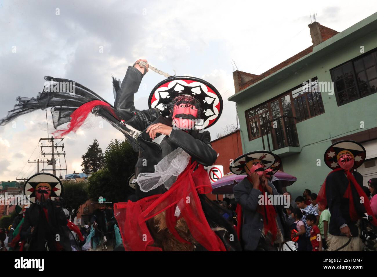 Tlaxcala, Mexico. 27th Feb, 2025. Inhabitants of Tlaxcala taking part ...