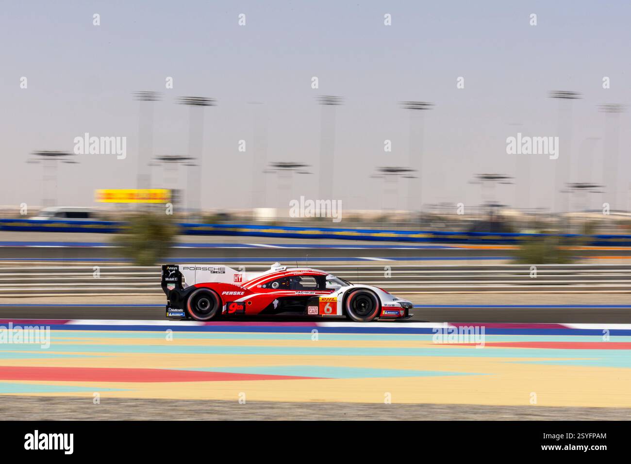 Doha, Qatar. 21st Feb, 2025. Doha, Qatar - February 21: #6 Porsche ...