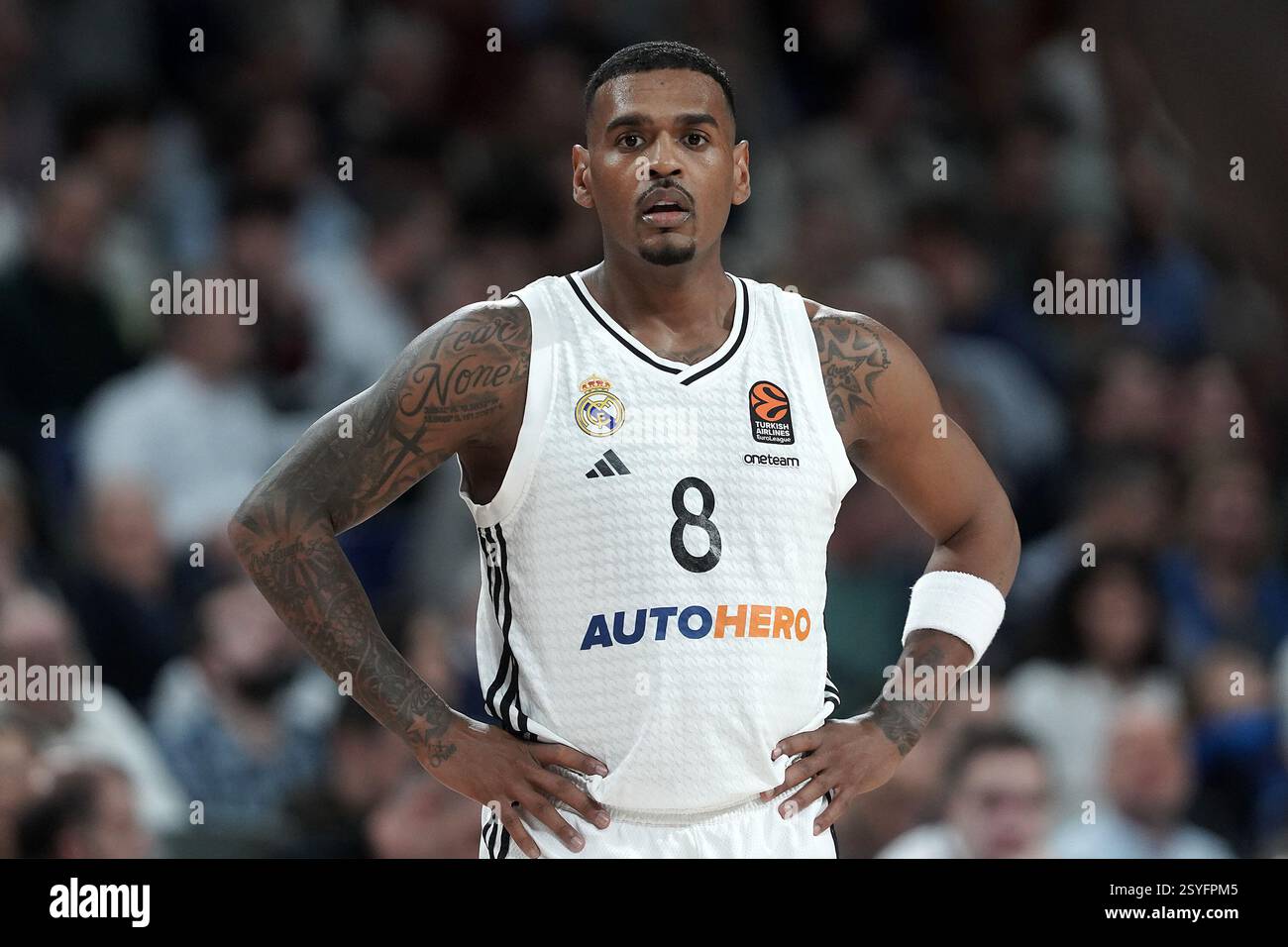 Madrid, Spain. 27th Feb, 2025. Real Madrid's Xavier Rathan-Mayes during ...
