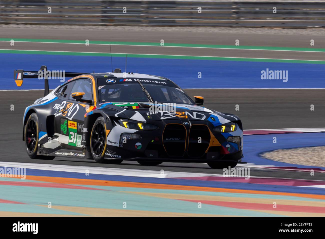 Doha, Qatar - February 21: #31 The Bend Team WRT BEL) BMW M4 LMGT3) driven by Augusto Farfus BRA ...