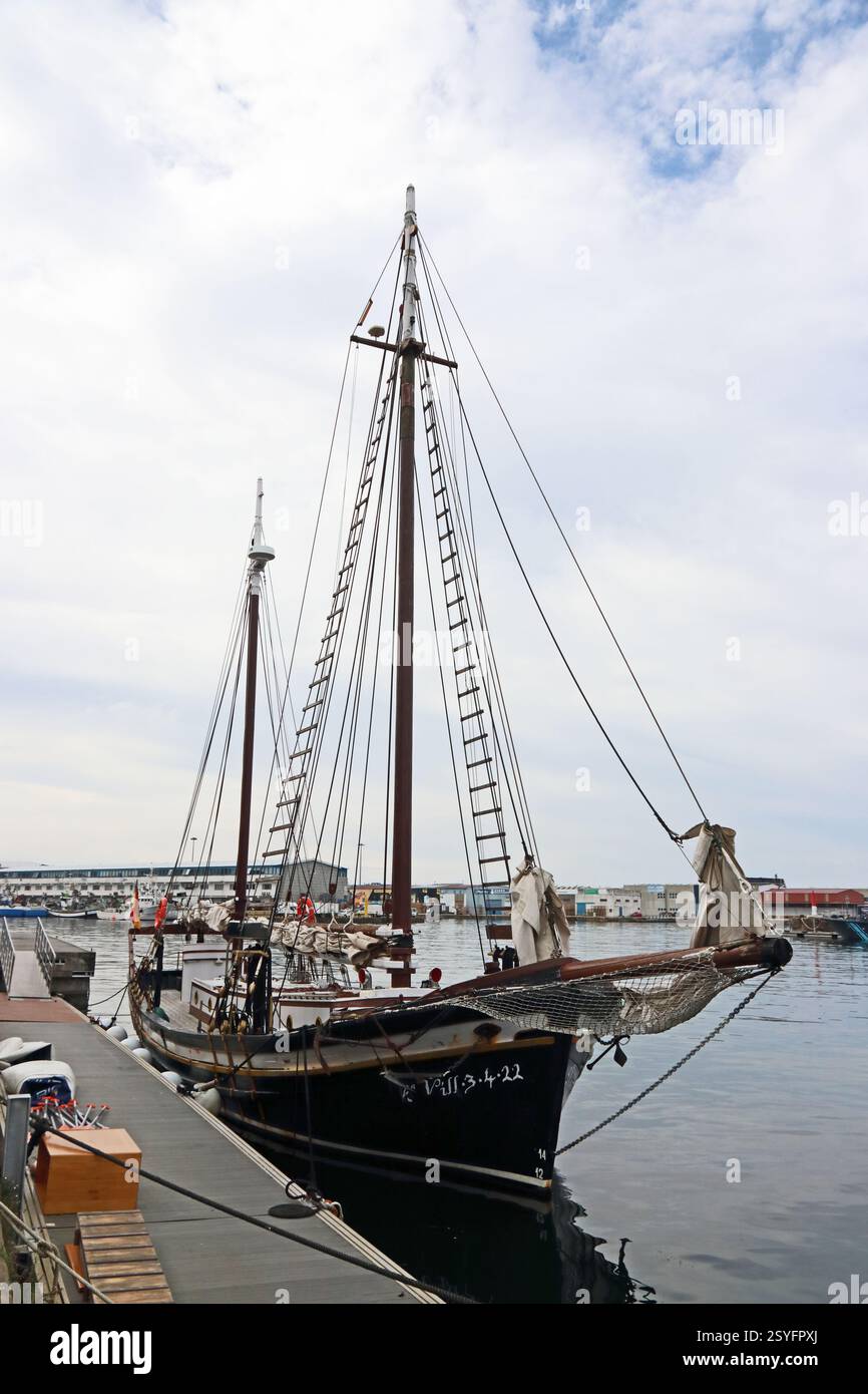 Evangelino Uno, A traditional rig sailing ship, Vigo Stock Photo - Alamy