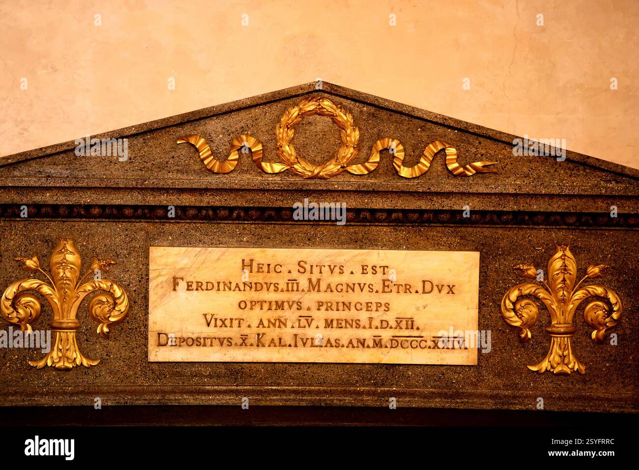 The Tomb of Ferdinand in the Treasure of San Lorenzo Medici in Florence ...