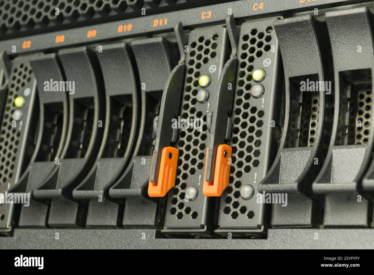 Computer Server and raid storage in datacenter Stock Photo - Alamy