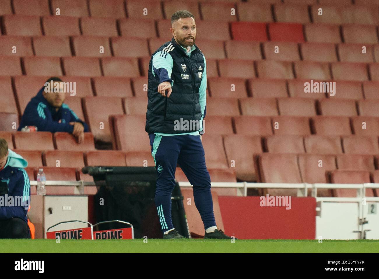 London, UK. 28th Feb, 2025. Adam Birchall, Manager of Arsenal during ...