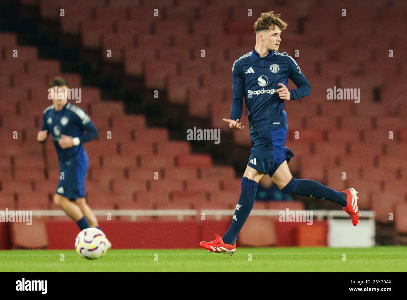 London, UK. 28th Feb, 2025. Jack Fletcher of Manchester United during ...