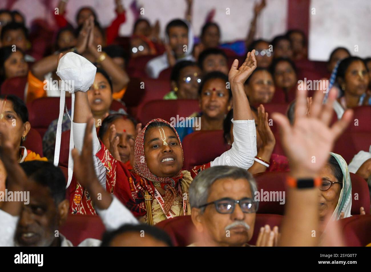 KOLKATA, INDIA - FEBRUARY 28: Large number of devotees are present in ...