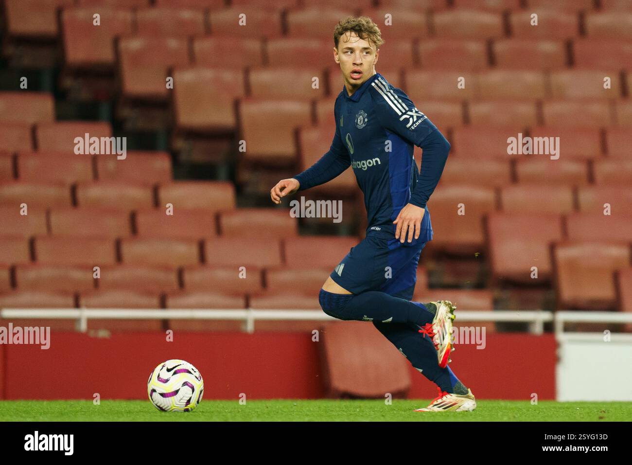 London, UK. 28th Feb, 2025. Amir Ibragimov of Manchester United during ...