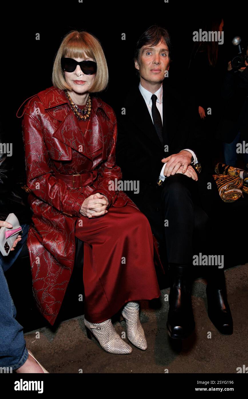 Milan, Italien. 28th Feb, 2025. Cillian Murphy and Anna Wintour attend ...