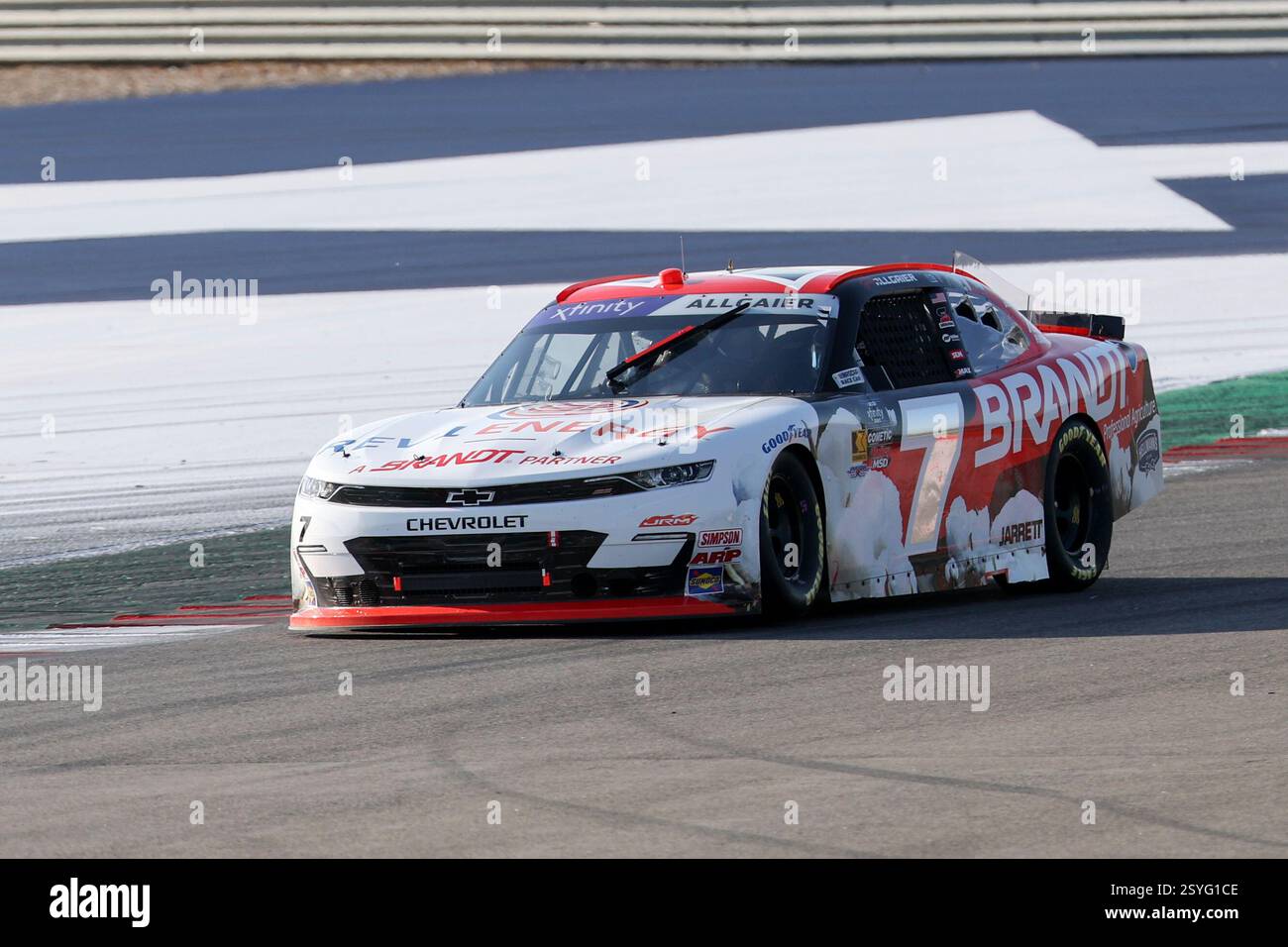 AUSTIN, TX - FEBRUARY 28: Justin Allgaier (#7 JR Motorsports BRANDT ...