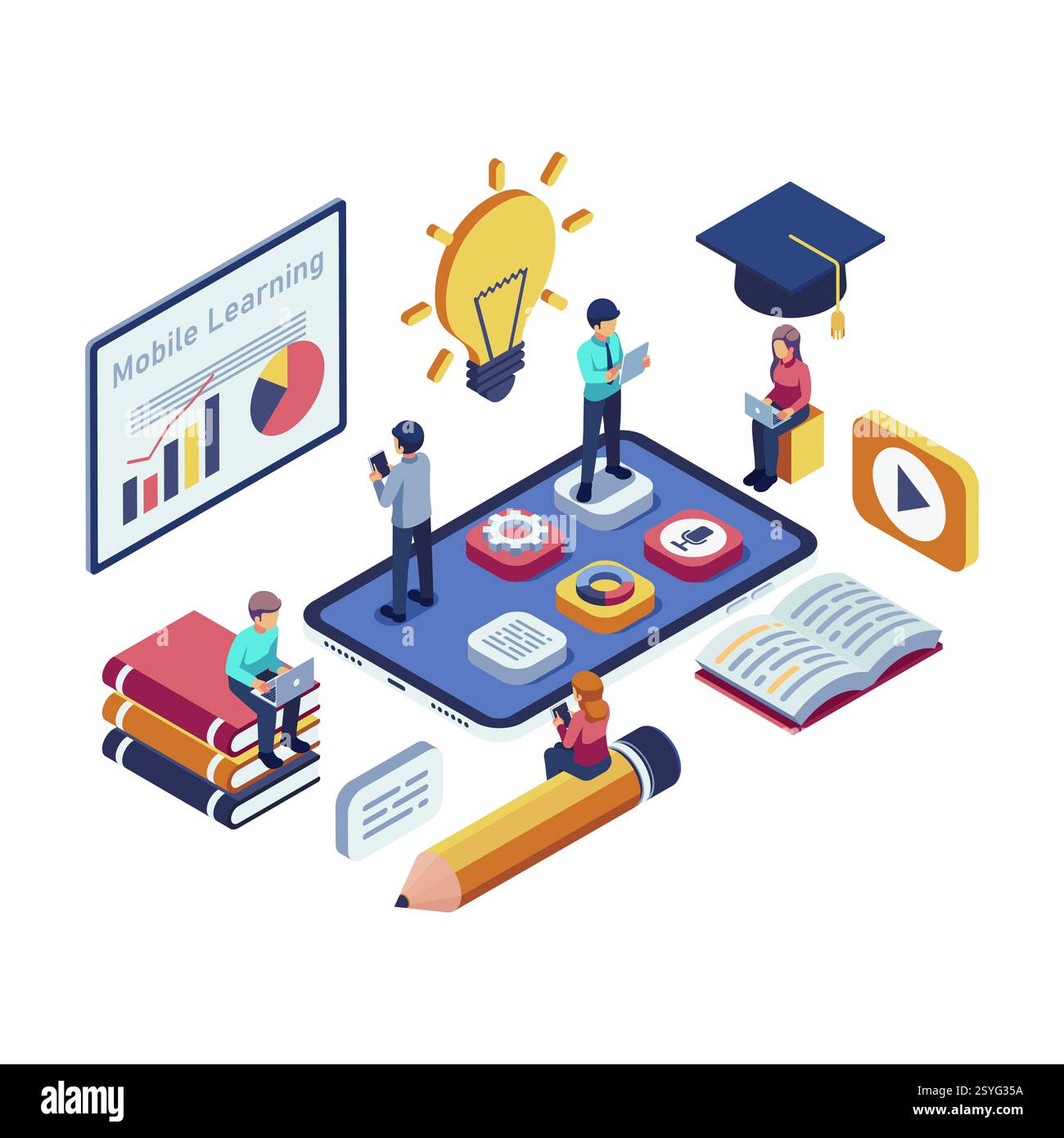 Isometric Mobile Learning with Students using Educational Apps and Virtual Learning Tool in ...