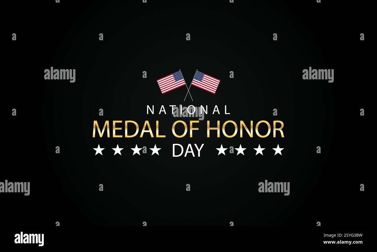 March 25th Celebrating Bravery with National Medal of Honor Day Stock ...