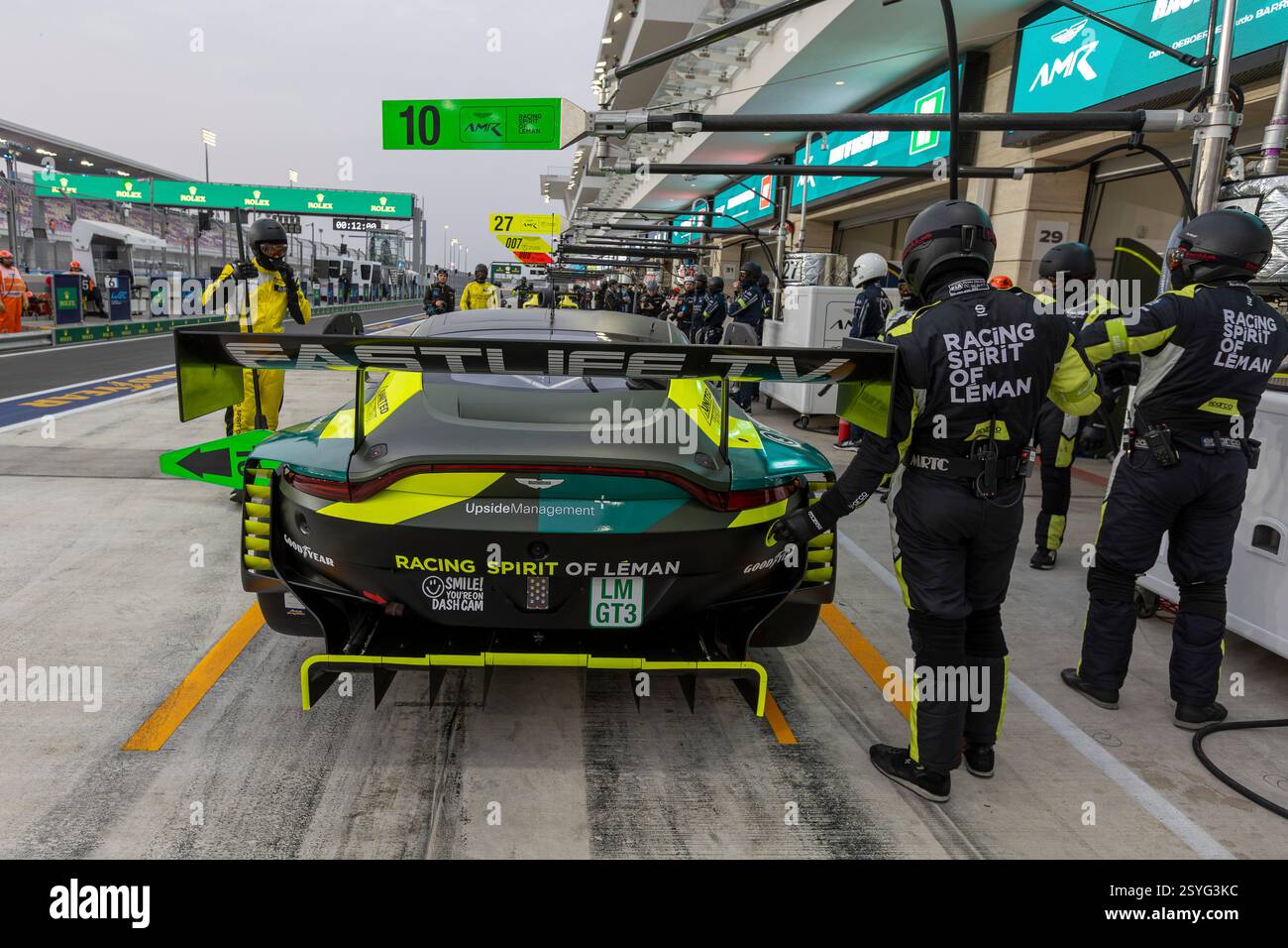 #10 Racing Spirit Of Leman FRA) Aston Martin Vantage AMR LMGT3) driven by Derek Deboer USA ...