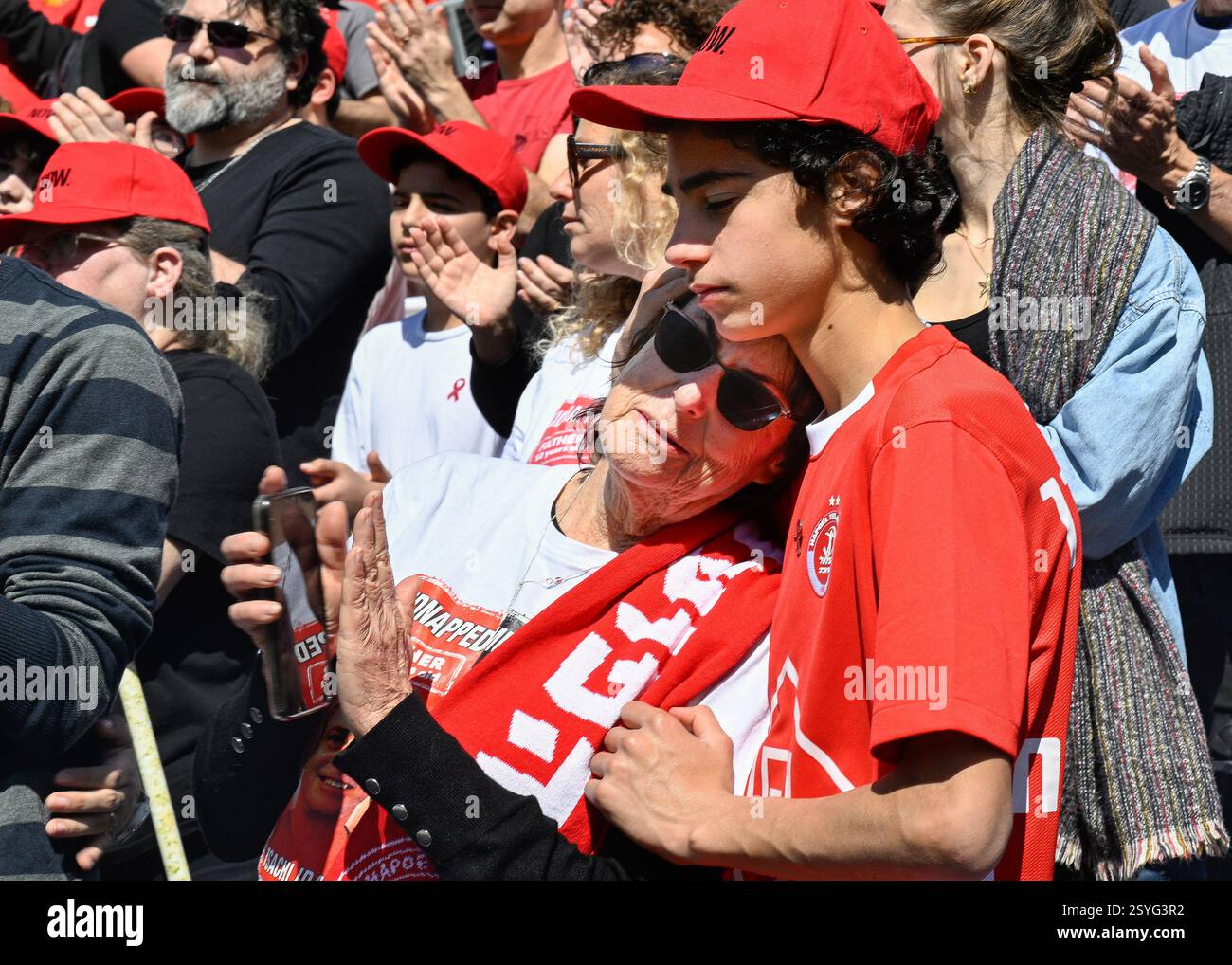 The mother of the abductee Tzachi Idan who was murdered in captivity ...