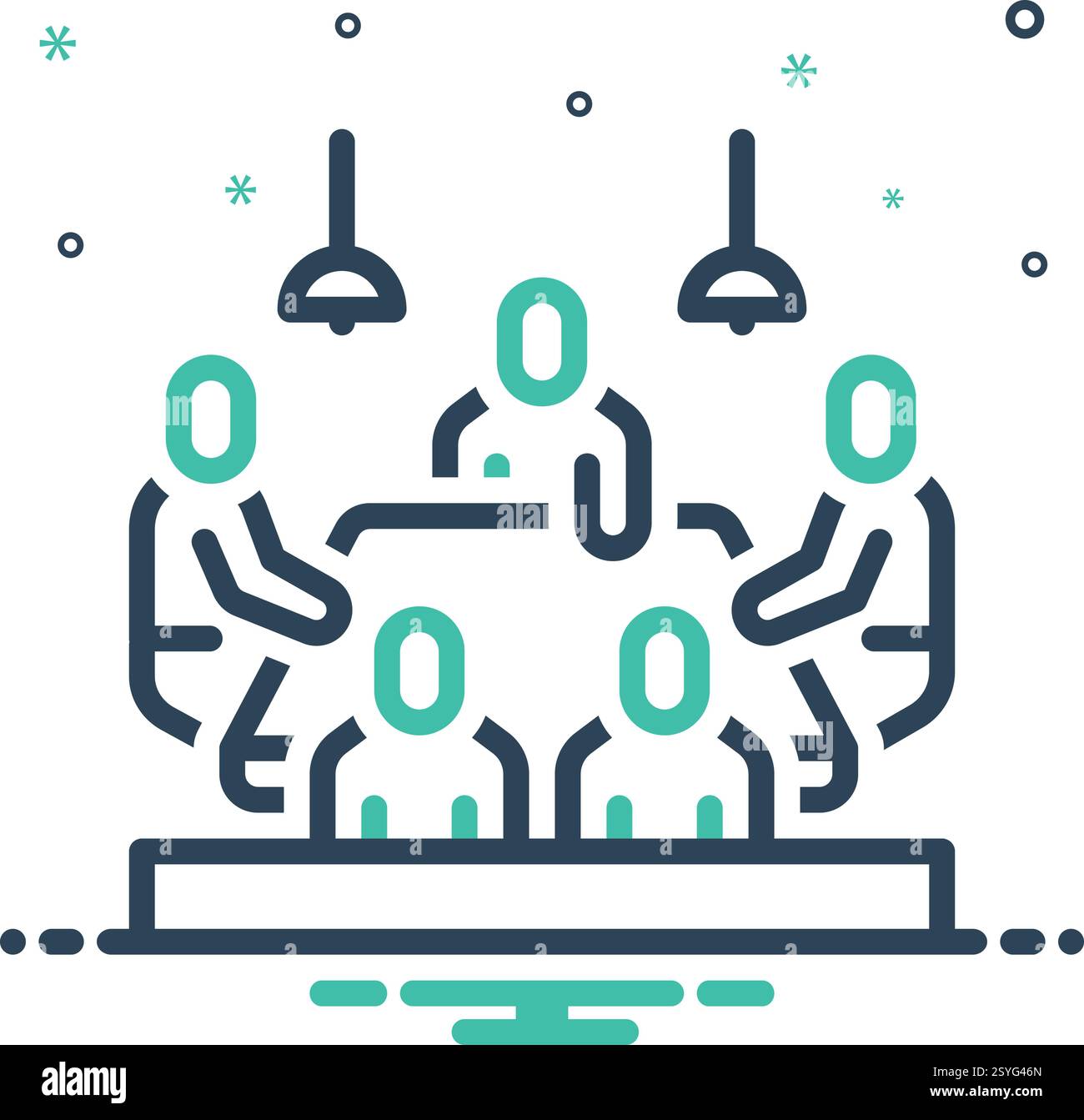 Congregation vector vectors Cut Out Stock Images & Pictures - Alamy