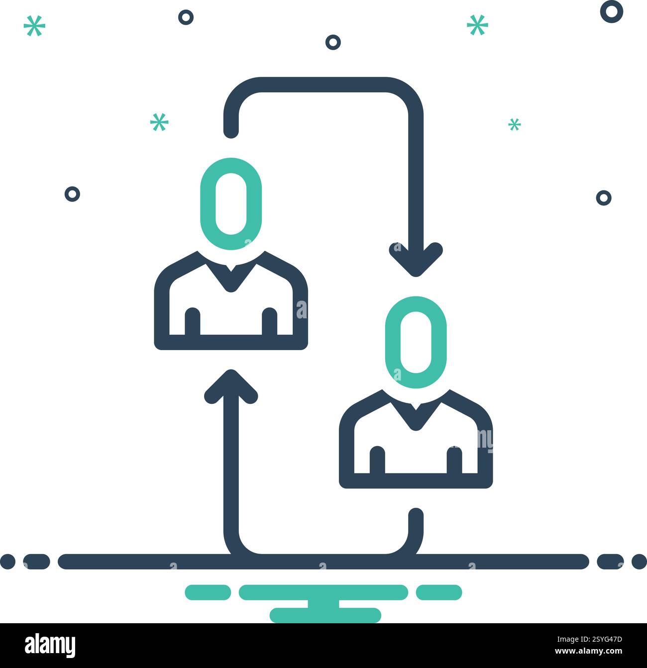 Icon connection rapport Stock Vector Images - Alamy