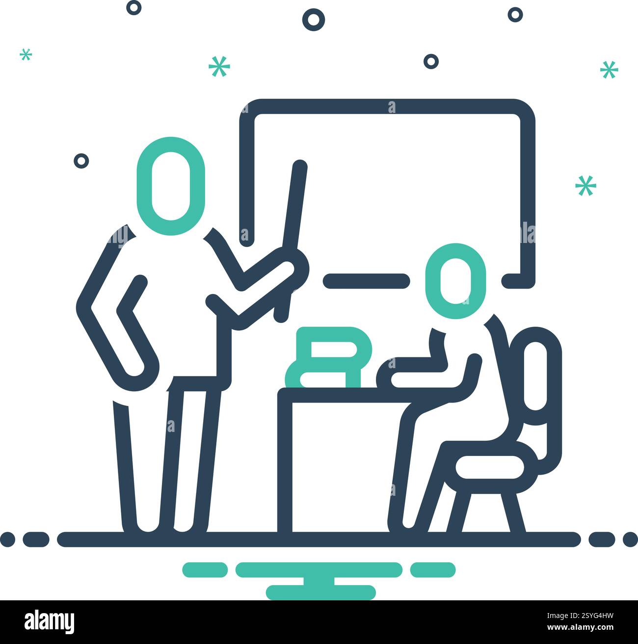 Icon for teacher, educator Stock Vector Image & Art - Alamy