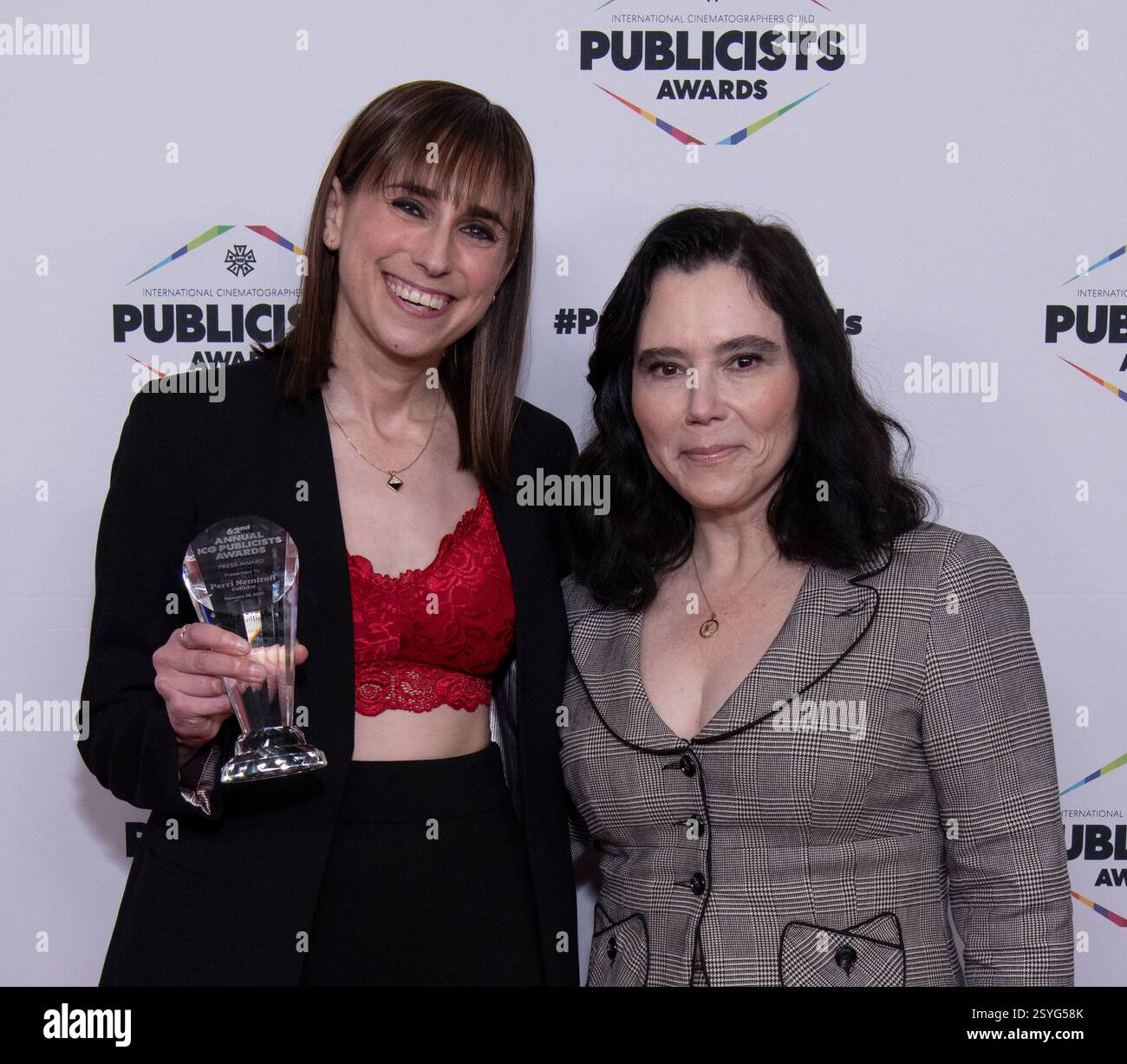 February 28, 2025, Los Angeles, California, USA: PERRI NEMIROFF and ...