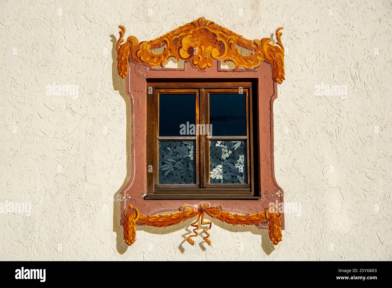 Traditional Window Shutters in Mittenwald - Germany Stock Photo - Alamy