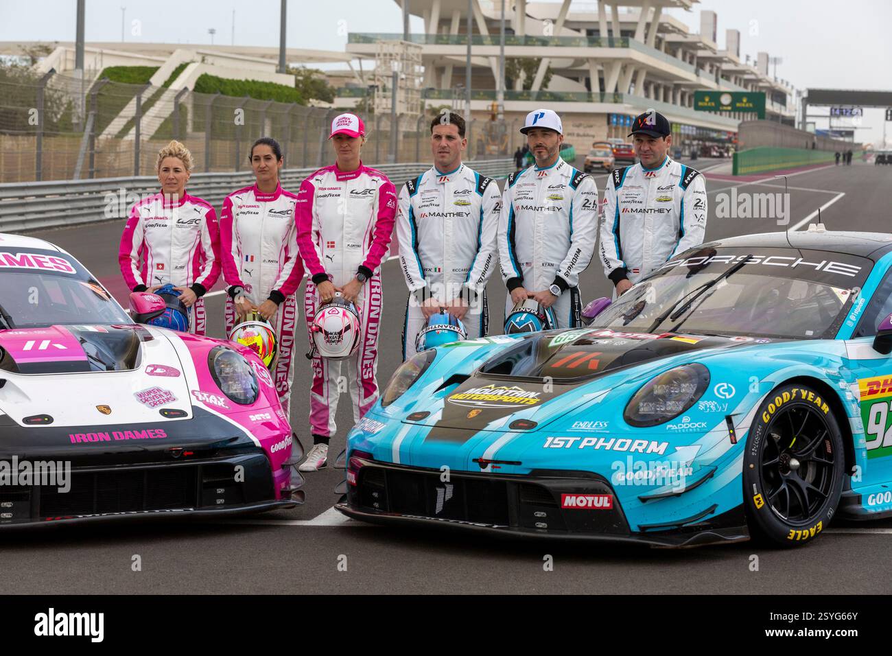 Lusail, Qatar. 24th Feb, 2025. #85 Iron Dames ITA) Porsche 911 GT3 R ...