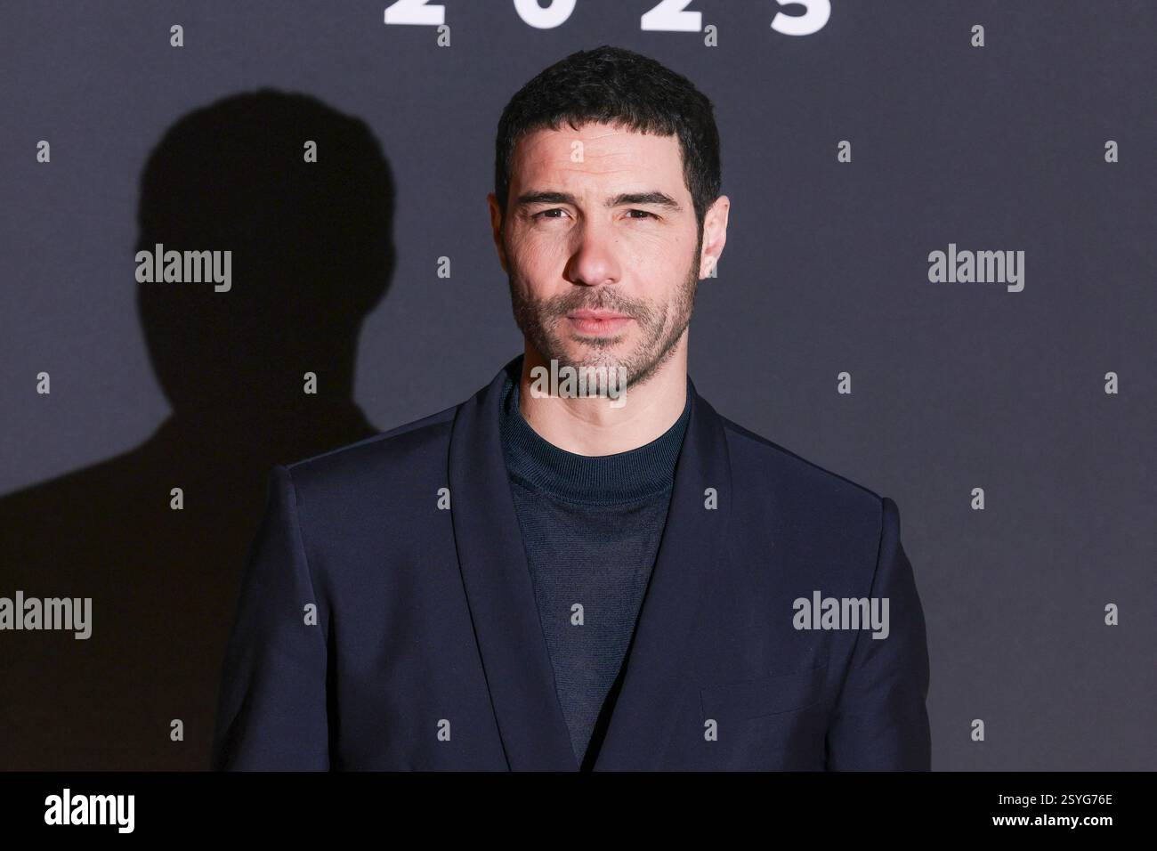 Tahar Rahim posing upon arrival at the Gala Dinner following the 50th ...