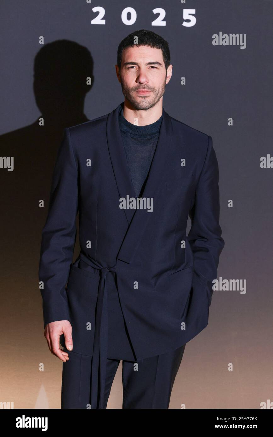 Tahar Rahim posing upon arrival at the Gala Dinner following the 50th ...