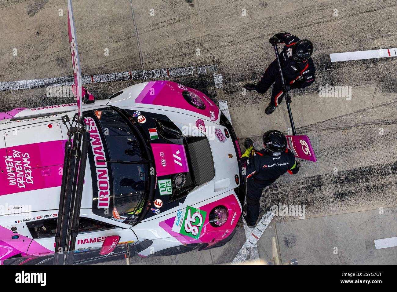 #85 Iron Dames ITA) Porsche 911 GT3 R LMGT3) driven by Célia Martin FRA ...