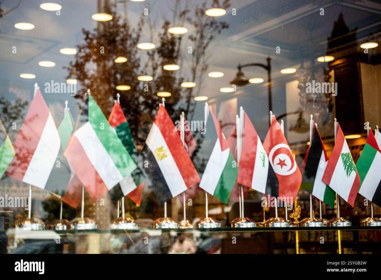 Some examples of international flags in view Stock Photo - Alamy