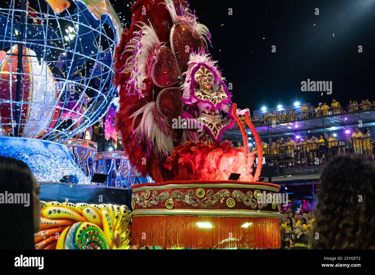 BRAZIL CARNIVAL PARADE 2025 - DRAGOES DA REAL SAO PAULO SP, 01/03/2025 ...