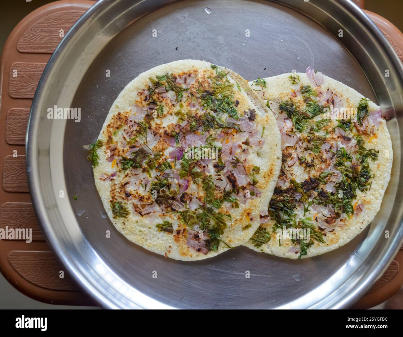 Homemade South Indian Uttapam Dosa Stock Photo - Alamy