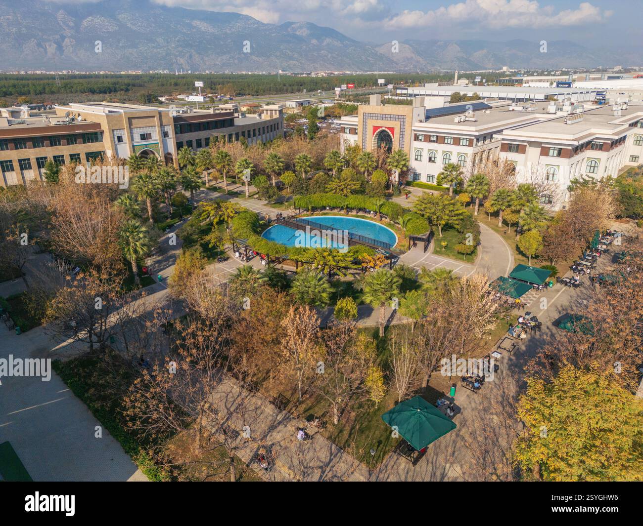 Antalya, Turkey - January 22, 2025: Aerial view of Antalya ...