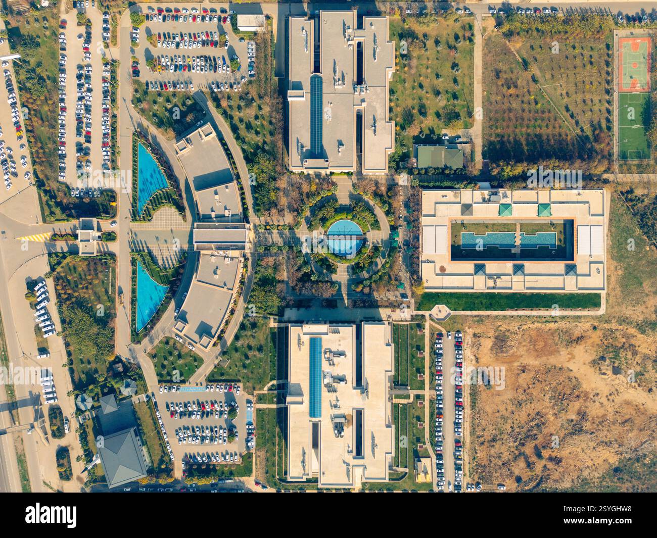 Antalya, Turkey - January 22, 2025: Aerial view of Antalya ...