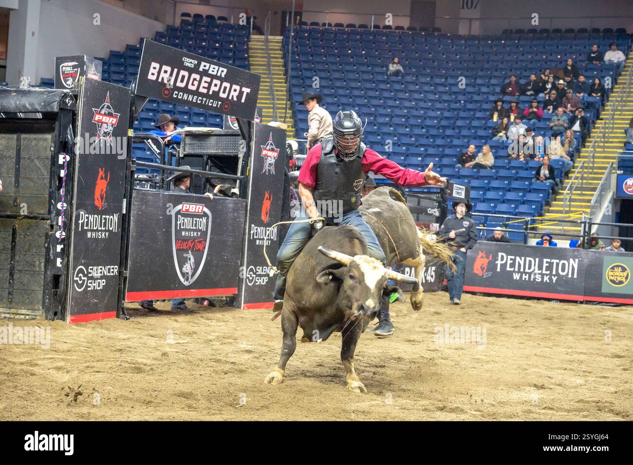 BRIDGEPORT, CONNECTICUT - FEBRUARY 28: Matt Allgood rides Heart of ...