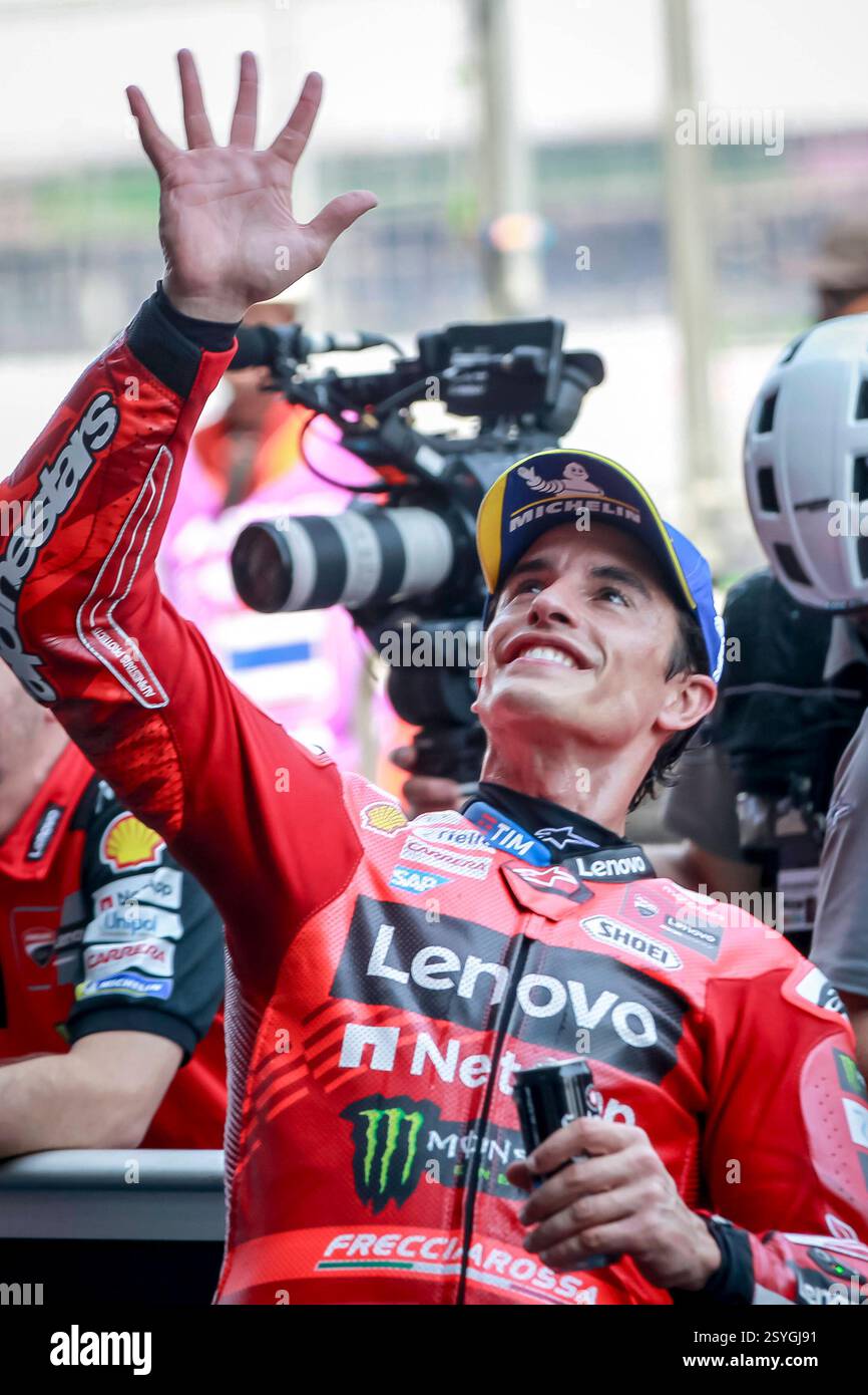 PT MotoGP of Thailand Spanish MotoGP rider Marc Marquez of Ducati ...