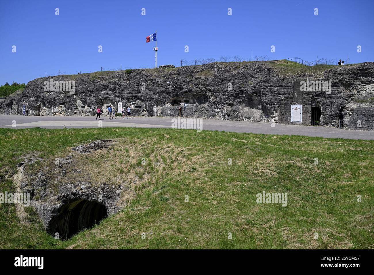 Fort de Vaux, French fortress from the First World War, Verdun ...