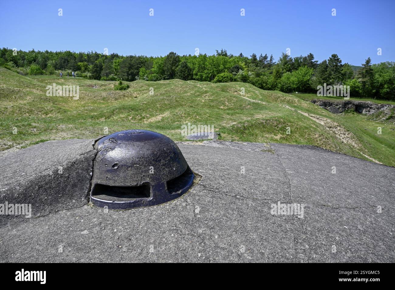 Fort de Vaux, French fortress from the First World War, Verdun ...